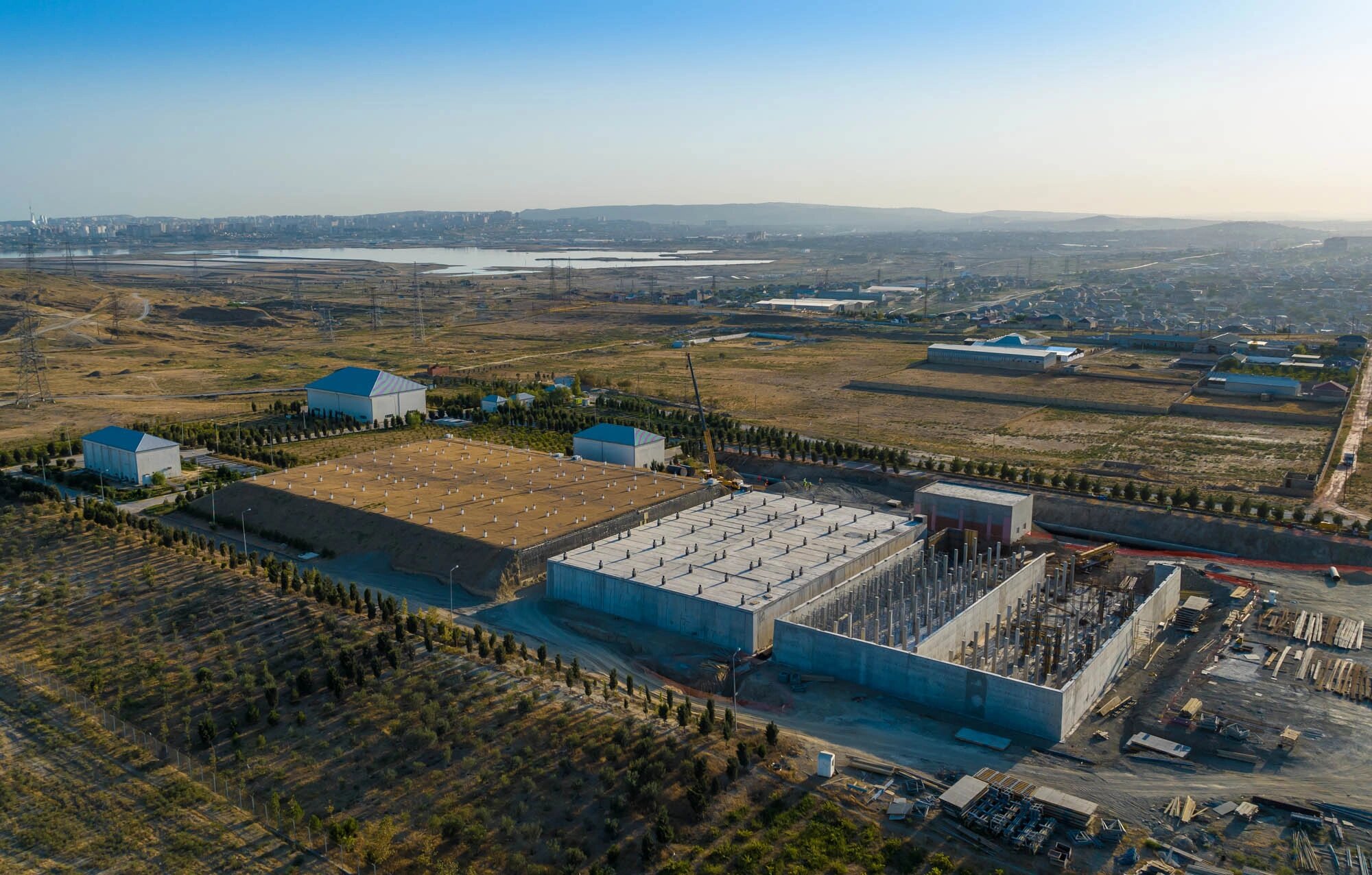 Construction works of Ceyranbatan- Absheron-Balakhani-Ramana-Zira ...